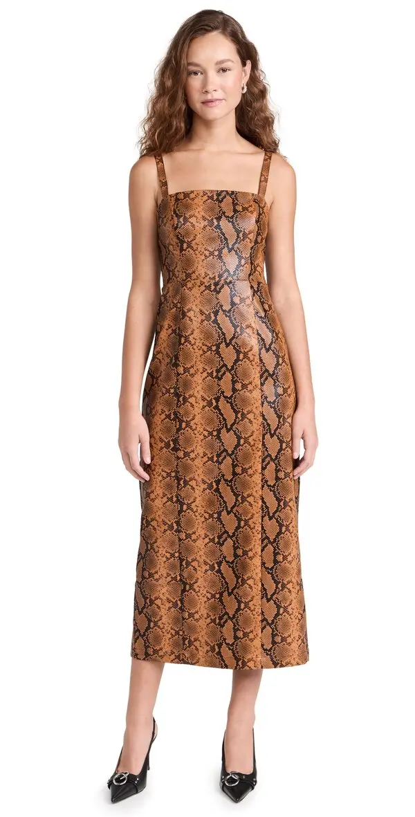 plus size leather bodycon dress Plus Size Sasha Faux Leather Mini Dress main image 0
