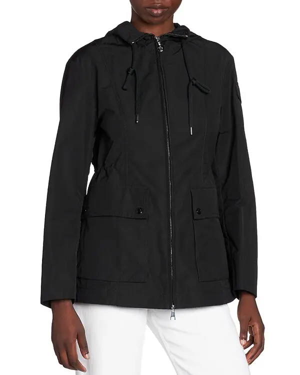 Moncler Leandro Short Parka Jacket - Black