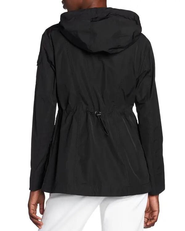 Moncler Leandro Short Parka Jacket - Black