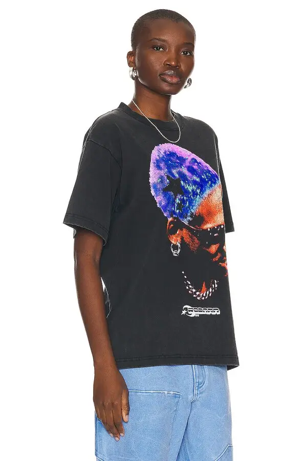 STADIUM LA Rodman Purple Stars Tee