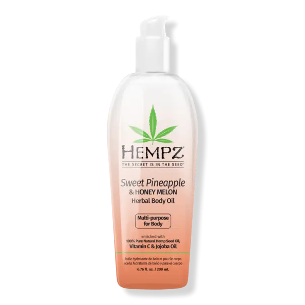 HEMPZ Sweet Pineapple Honey Melon Herbal Body Oil - One-color