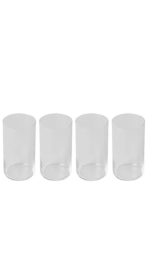 FABLE The Tall Glasses Set Of 4 In Neutral