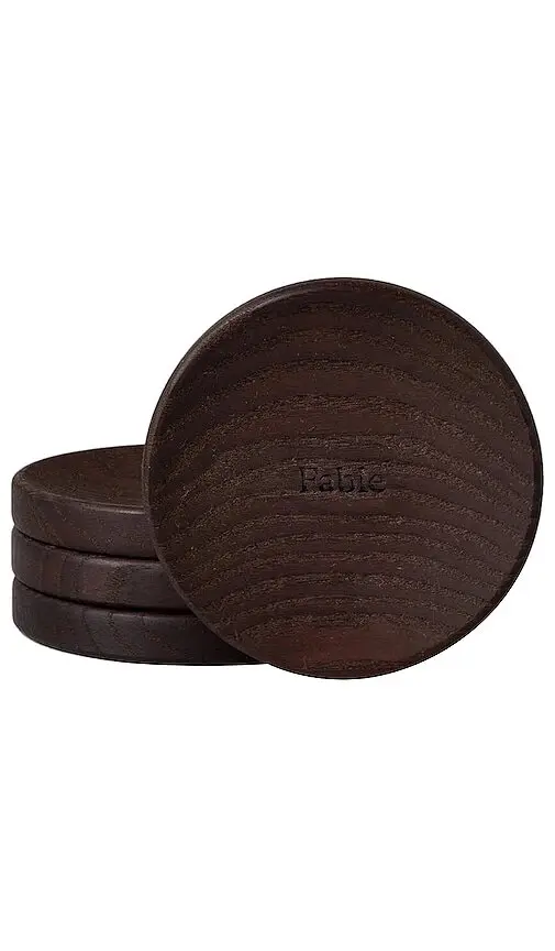 FABLE The Coasters Set Of 4 In Brown