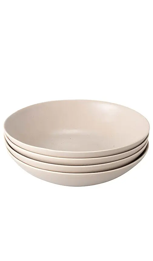 FABLE The Pasta Bowls Set Of 4i N In Taupe - Desert Taupe