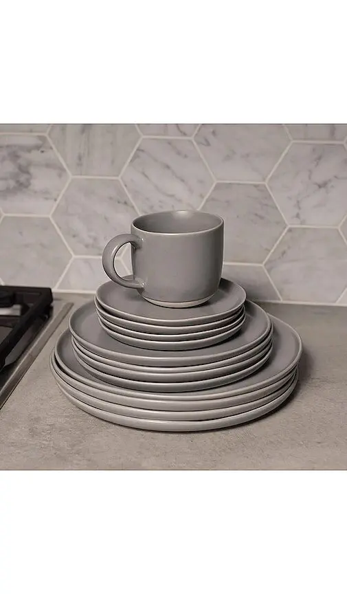 FABLE The Dinner Plates Set Of 4 In Grey - Dove Grey