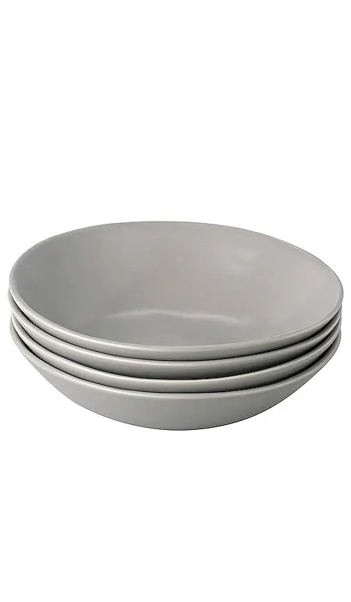 FABLE The Pasta Bowls Set Of 4 In Grey - Dove Grey