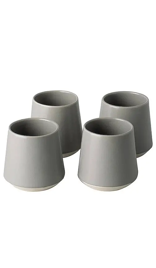 FABLE The Cups Set Of 4 In Grey - Dove Grey