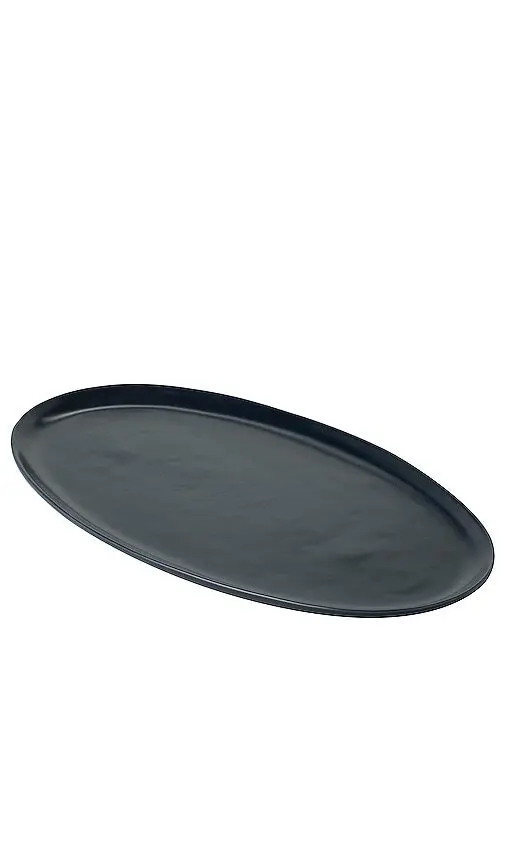 FABLE The Oval Serving Platter In Navy - Midnight Blue