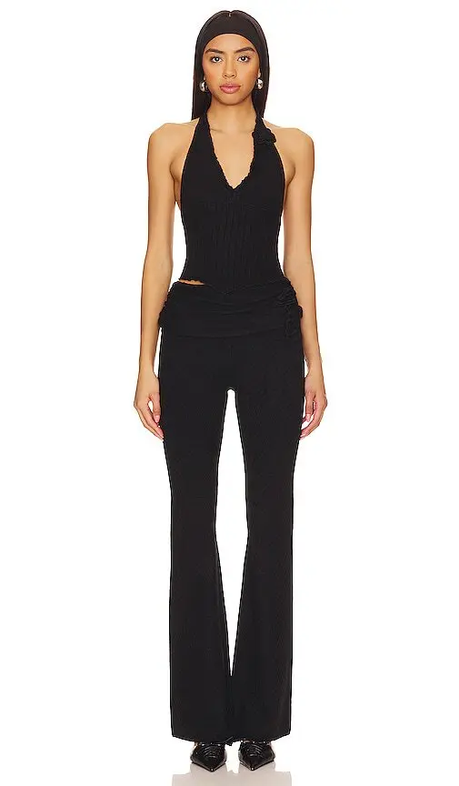 GUIZIO Alacant Knit Halter Top