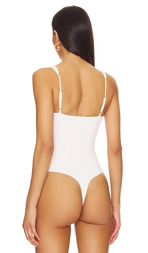 Good American Sculpting Tank Bodysuit - White001
