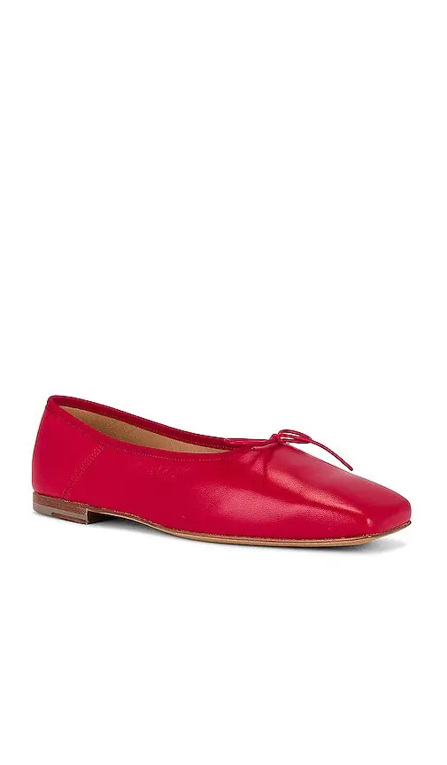 MANSUR GAVRIEL Square Toe Ballerina Flat
