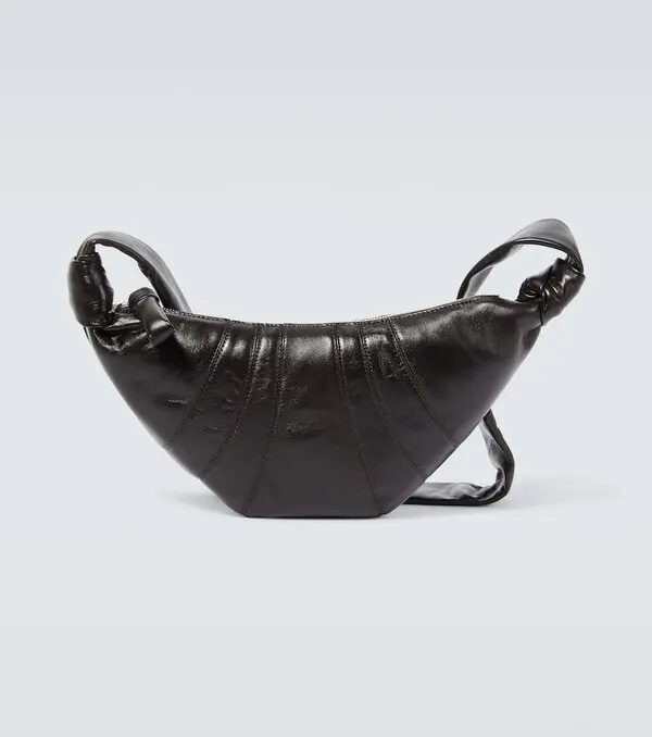 LEMAIRE Small Croissant Shoulder Bag - Brown