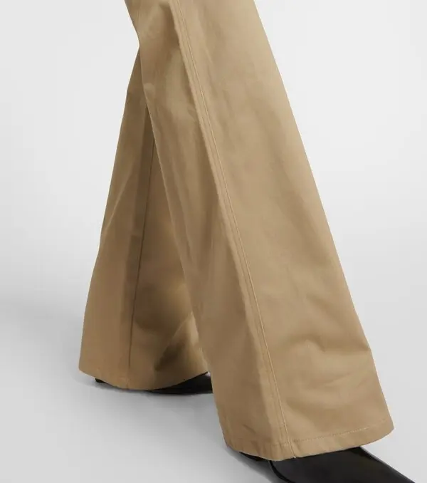 NILI LOTAN Quentin High-rise Flared Pants - Beige