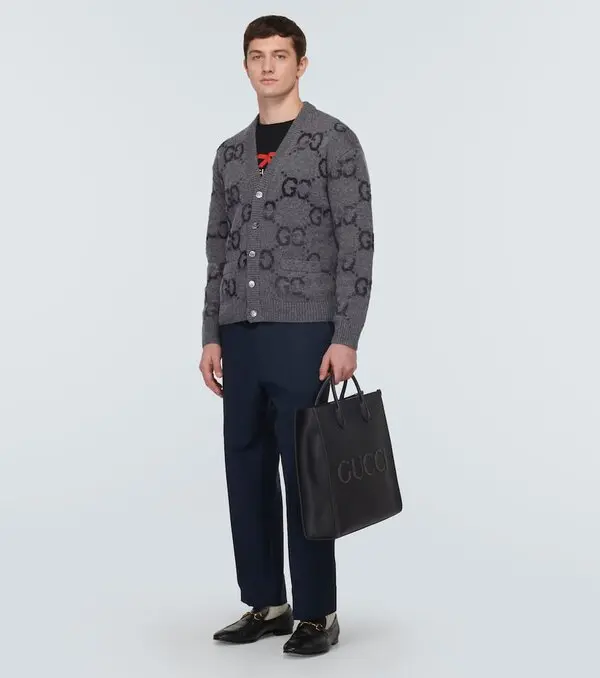 Gucci Medium Leather Tote Bag