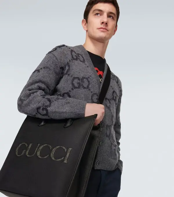 Gucci Medium Leather Tote Bag