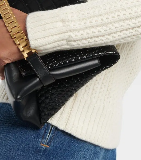 Victoria Beckham Double-collar Wool Sweater - White