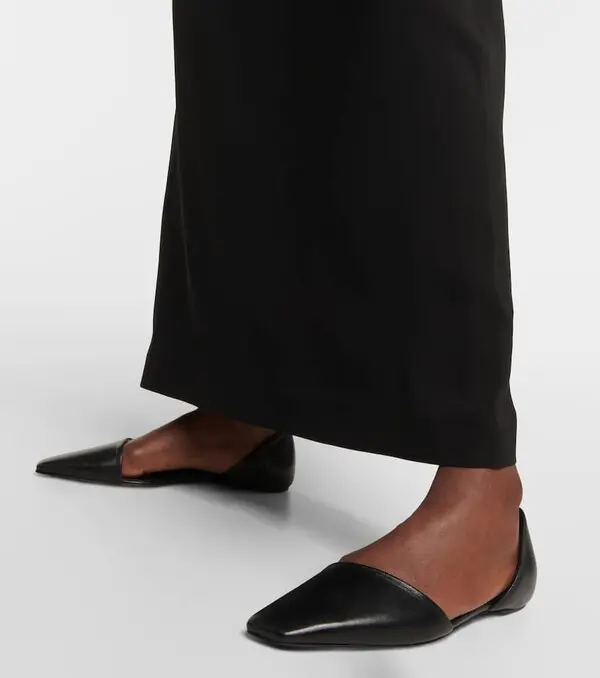 TOTEME The Asymmetric D'orsay Leather Flats
