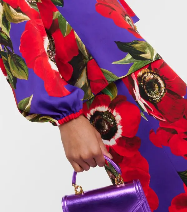 Dolce & Gabbana Tie-neck Floral Blouse - Multicoloured