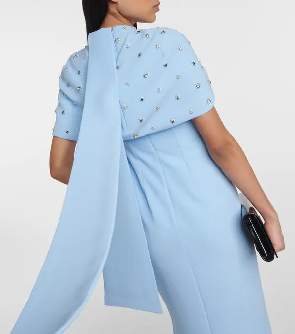 Safiyaa Embellished Cape Gown