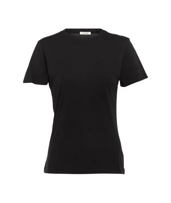NILI LOTAN Mariela Cotton Jersey T-shirt - Black