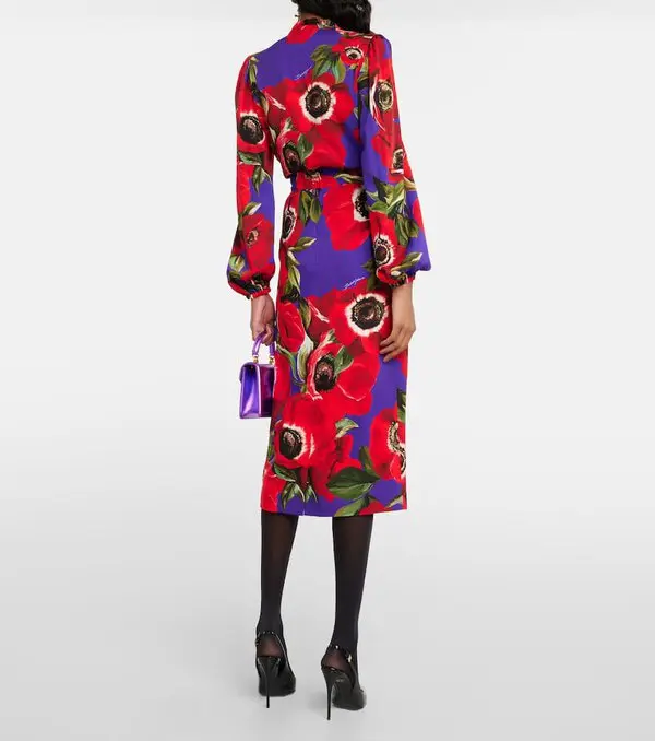 Dolce & Gabbana Floral Pencil Skirt