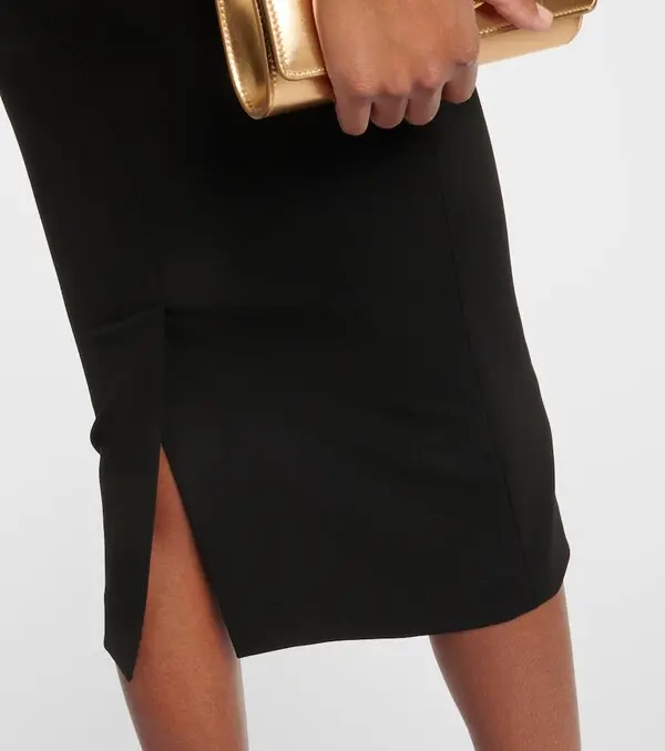 Dolce & Gabbana Jersey Midi Dress - Black