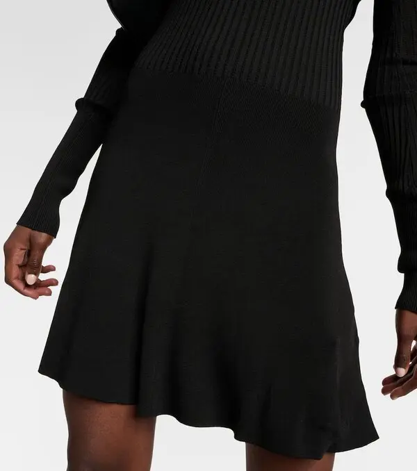Jacquemus La Mini Robe Pralu Knit Dress - Black