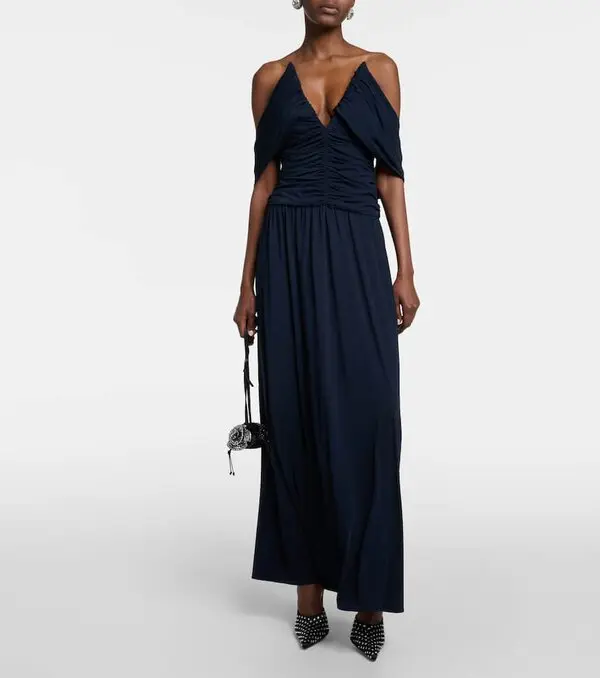 Magda Butrym Off-shoulder Midi Dress