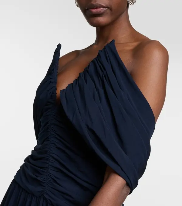 Magda Butrym Off-shoulder Midi Dress - Blue