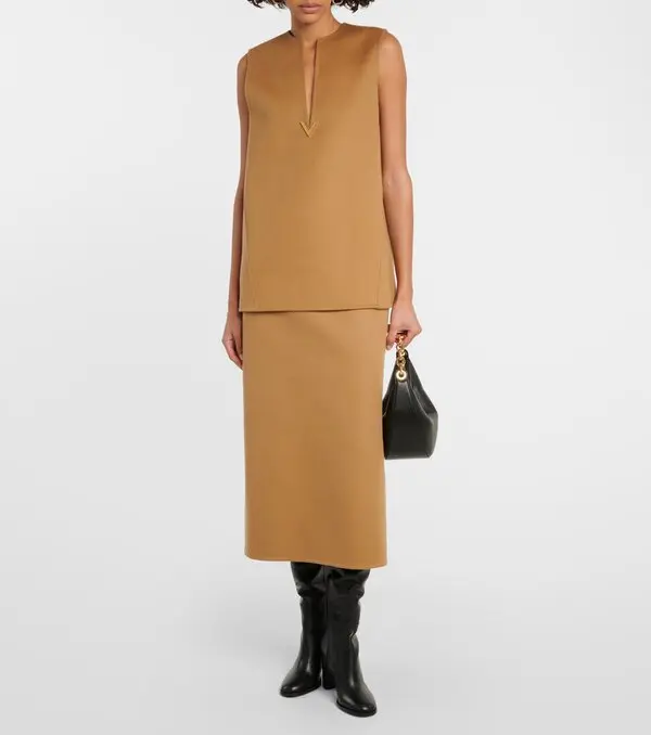 Valentino Garavani Wool And Cashmere Top
