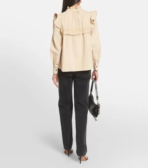 MARANT ETOILE Idety Denim Top