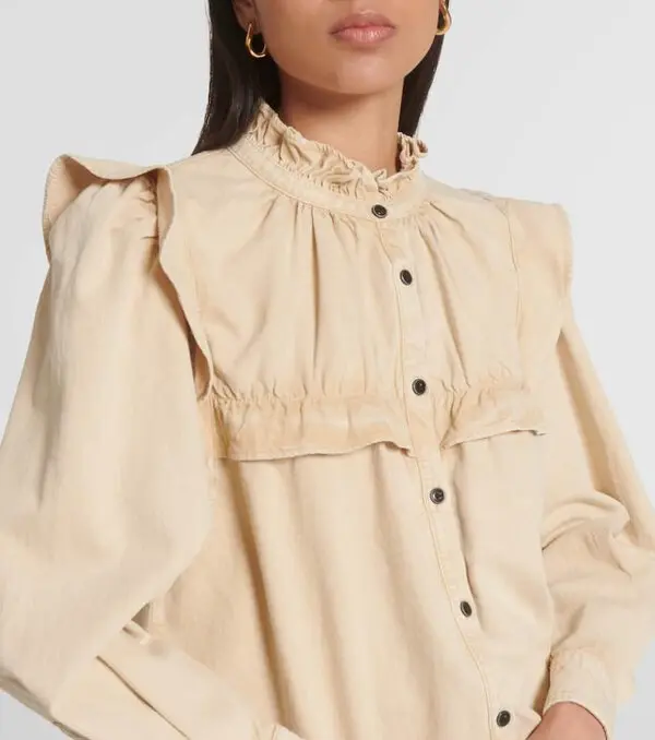 MARANT ETOILE Idety Denim Top