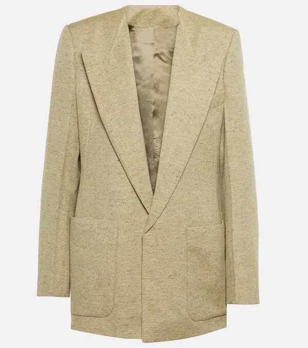 Victoria Beckham Single-breasted Wool-blend Blazer