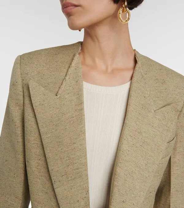 Victoria Beckham Single-breasted Wool-blend Blazer