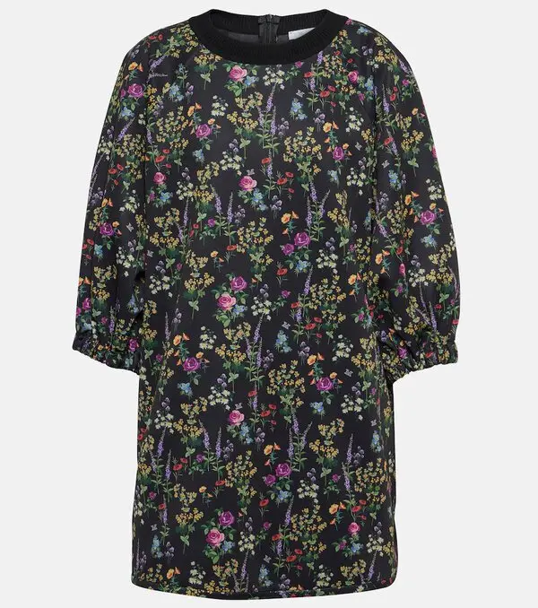 Max Mara Billy Floral Minidress - Multicoloured