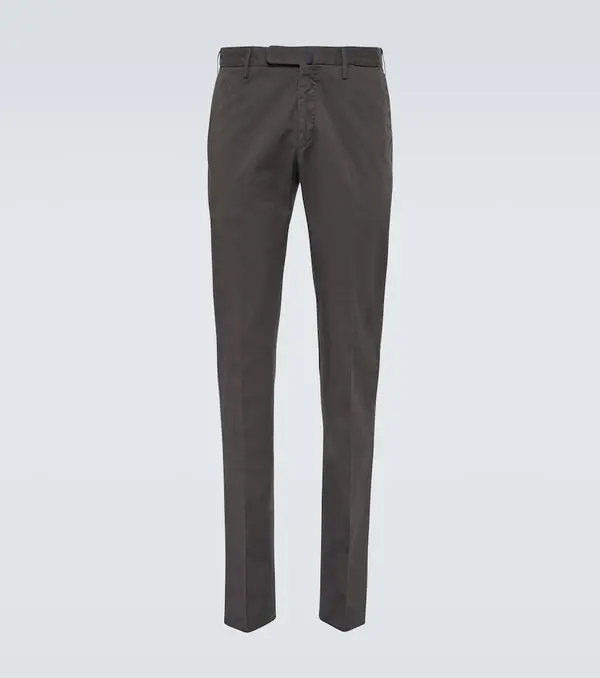 SLOWEAR Incotex Cotton-blend Slim Pants - Grey