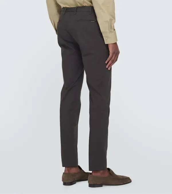 SLOWEAR Incotex Cotton-blend Slim Pants - Grey
