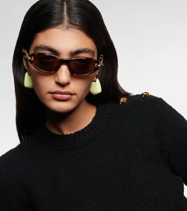 Bottega Veneta Cat Eye Sunglasses - Brown