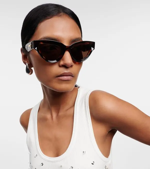 Bottega Veneta Cat-eye Sunglasses - Multicoloured