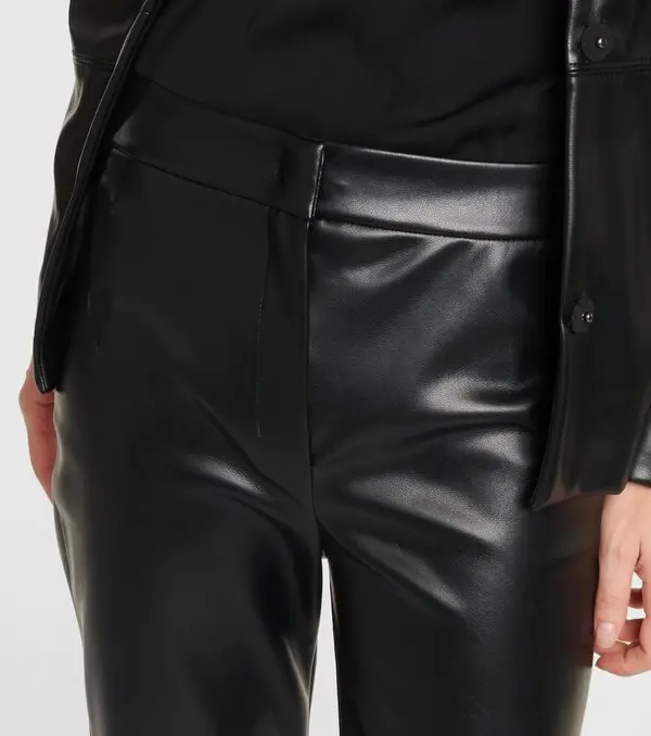 Max Mara Sublime Cropped Flared Pants - Black