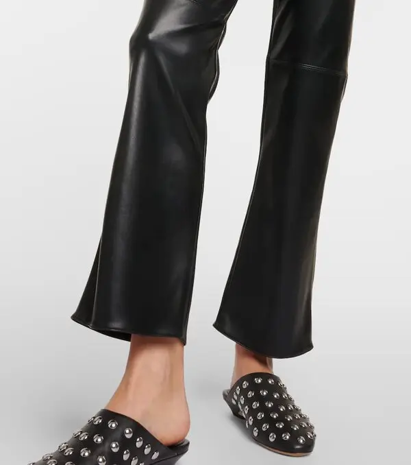 Max Mara Sublime Cropped Flared Pants - Black