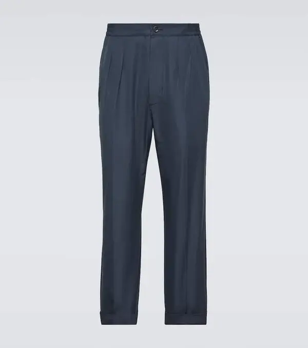 TOM FORD Cotton And Silk Straight Pants