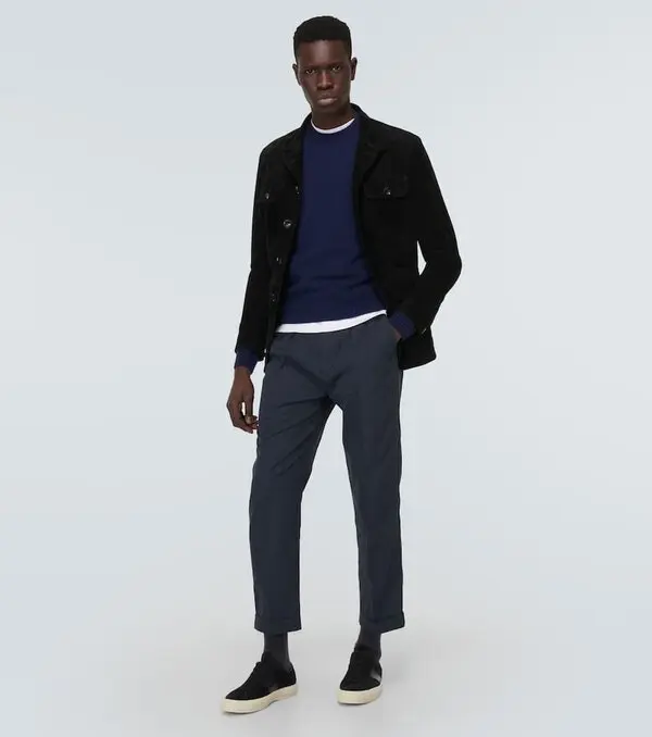 TOM FORD Cotton And Silk Straight Pants