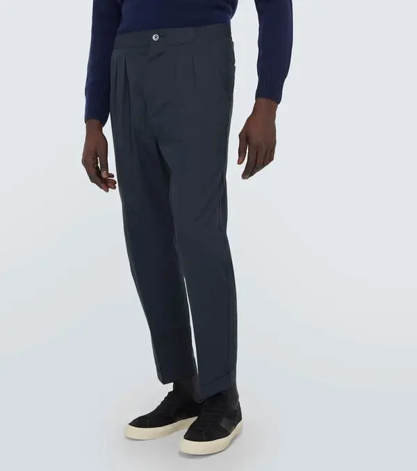 TOM FORD Cotton And Silk Straight Pants