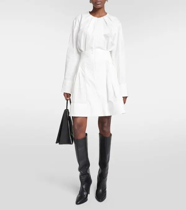 Proenza Schouler Eileen Cotton Poplin Mini Dress