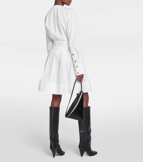 Proenza Schouler Eileen Cotton Poplin Mini Dress