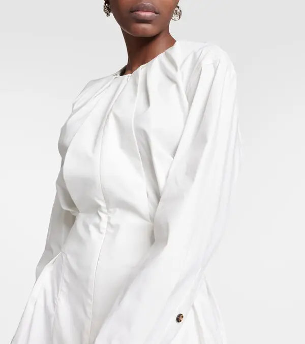 Proenza Schouler Eileen Cotton Poplin Mini Dress