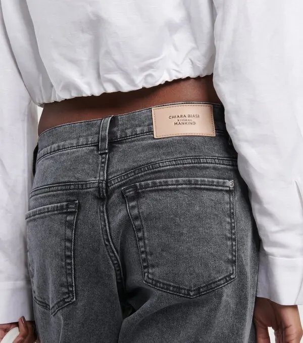 7 For All Mankind Low-rise Straight-leg Jeans