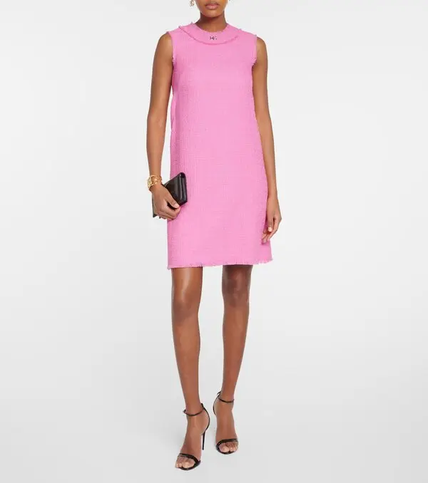 Dolce & Gabbana Dg Tweed Minidress