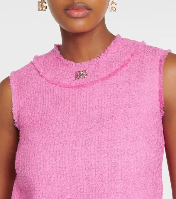 Dolce & Gabbana Dg Tweed Minidress